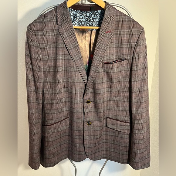 Ted Baker London | Suits & Blazers | Ted Baker Plaid Blazer | Poshmark